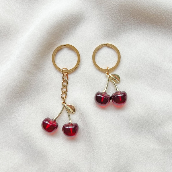 Cherry Keychain Charms - Etsy