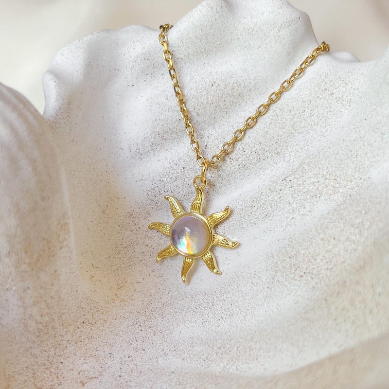 Sun Pendant - Etsy