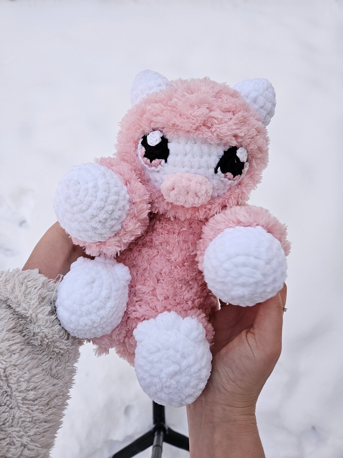 Frostbite the Yeti PDF Crochet Pattern US and Norwegian Terms Plushie ...
