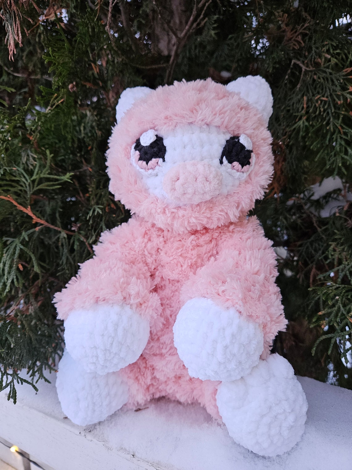 Frostbite the Yeti PDF Crochet Pattern US and Norwegian Terms Plushie ...