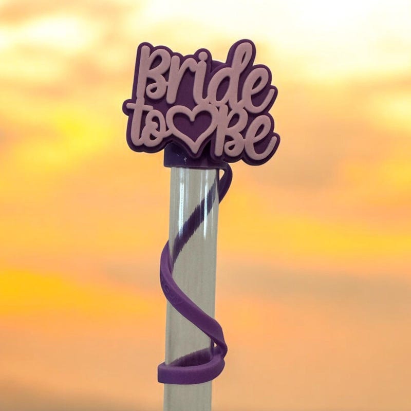 Bride Straw Cup - Etsy
