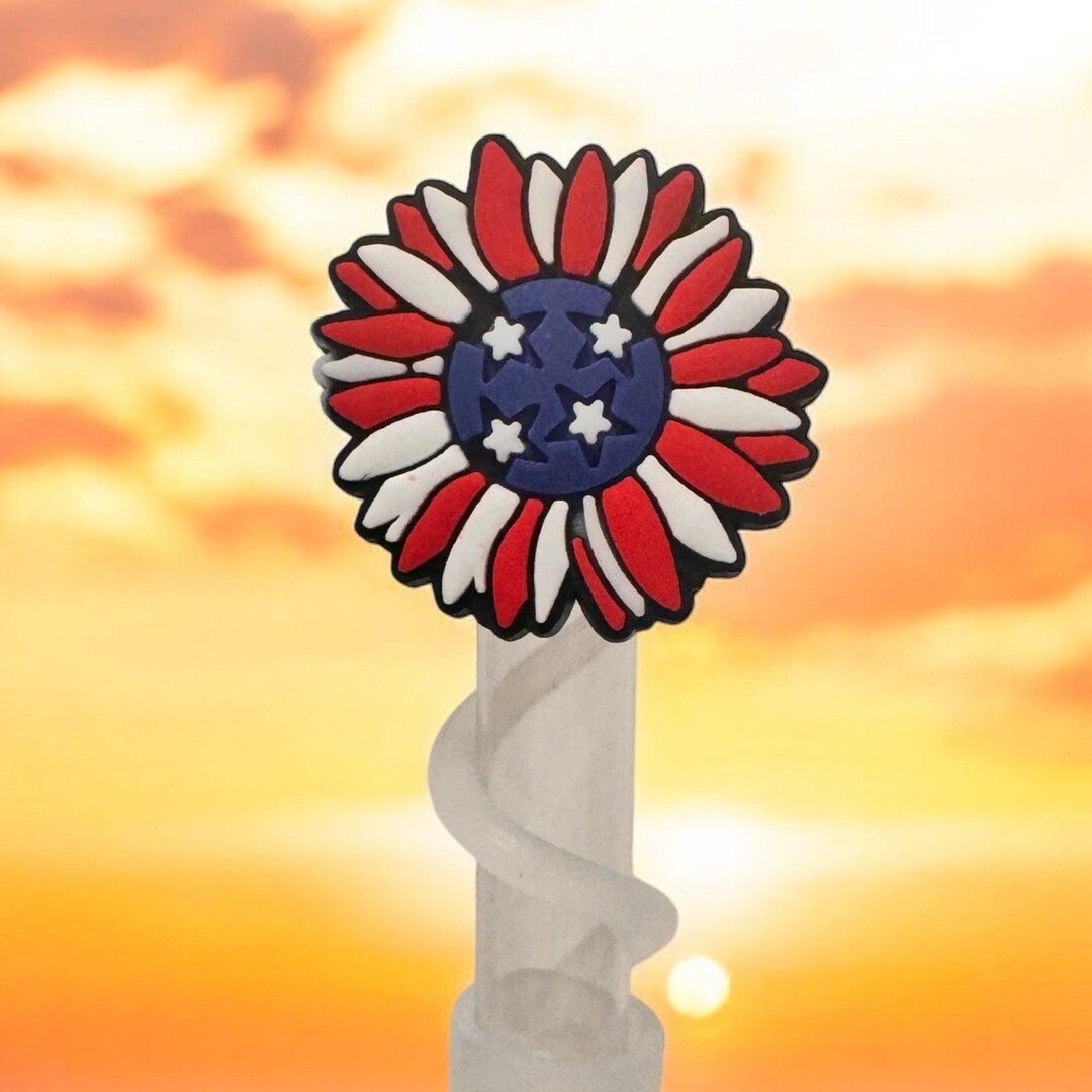 American Sunflower | Straw Topper 10mm - Etsy