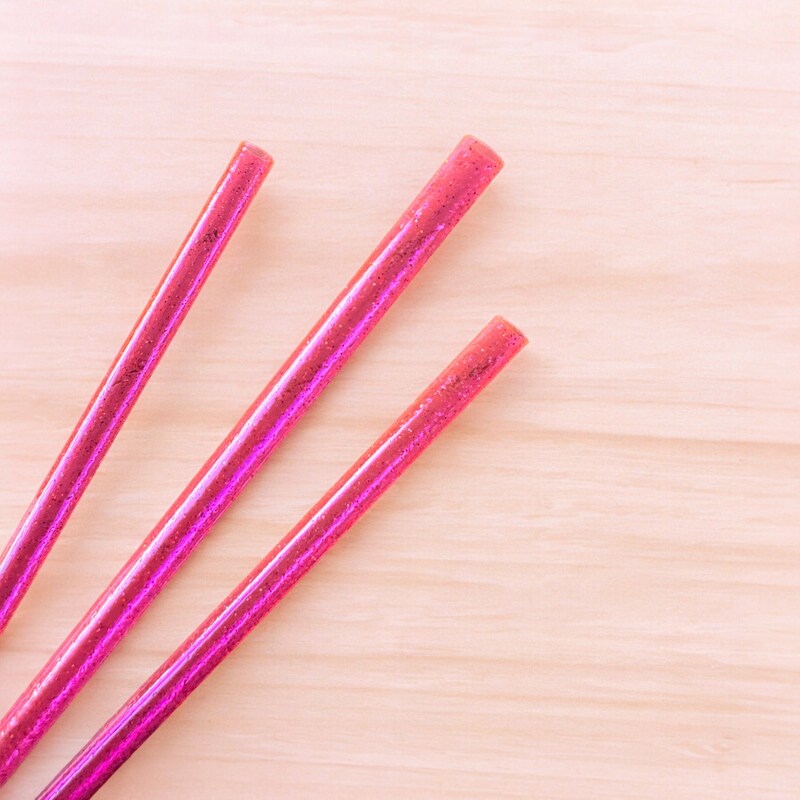 Pink Straws - Etsy