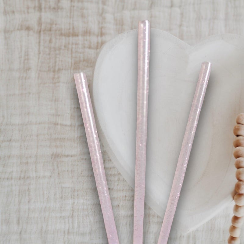 Light Pink Straws - Etsy