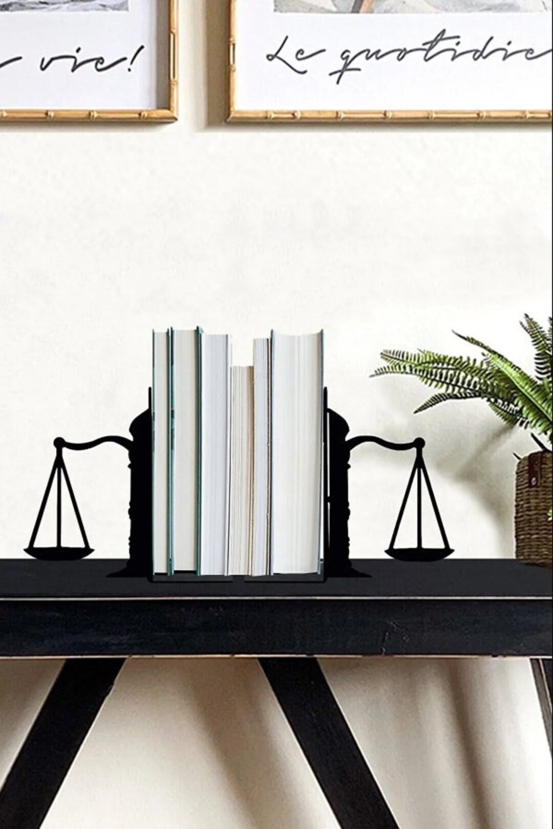 Metal Bookends, Black Book Ends, Bookends Modern, Scale of Justice ...