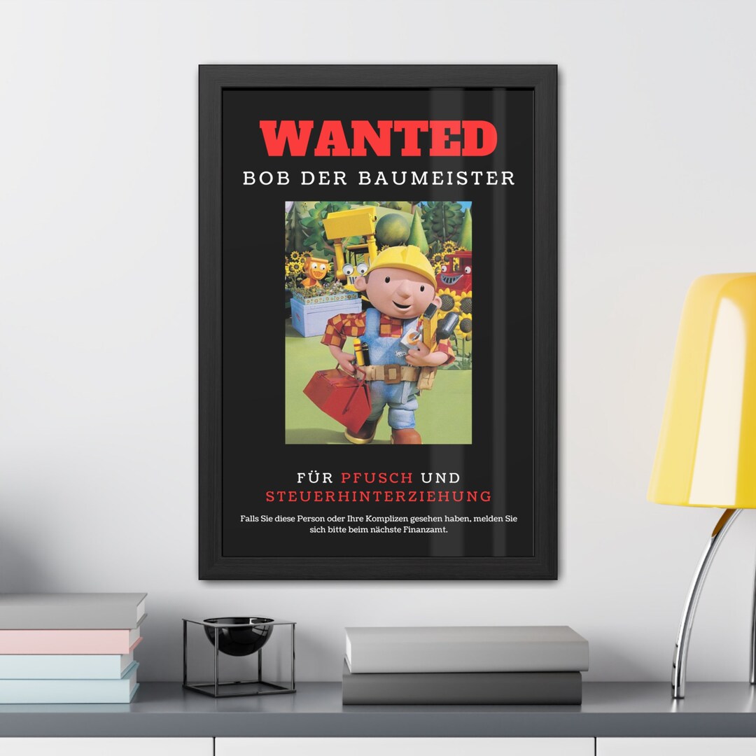 Funny Bob the Builder Poster as a Digital Download Funny Wall ...