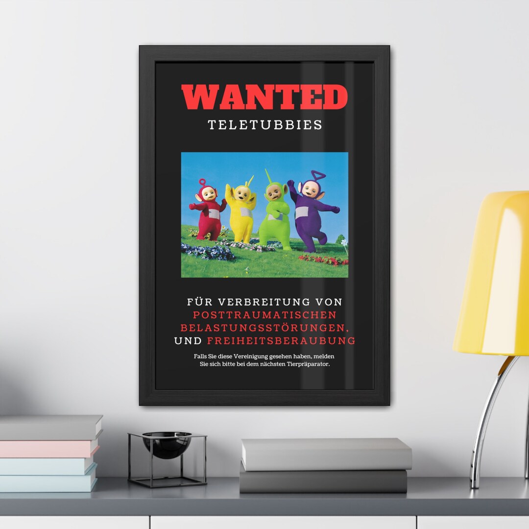 Poster Funny Mural Teletubbies Wall Decoration Portrait Funny - Etsy