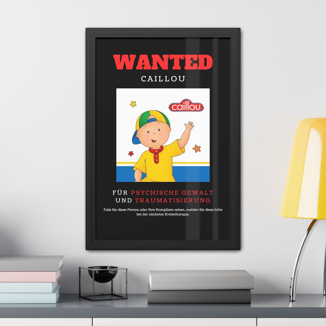Funny Caillou Poster as a Digital Download Funny Caillou Wall ...