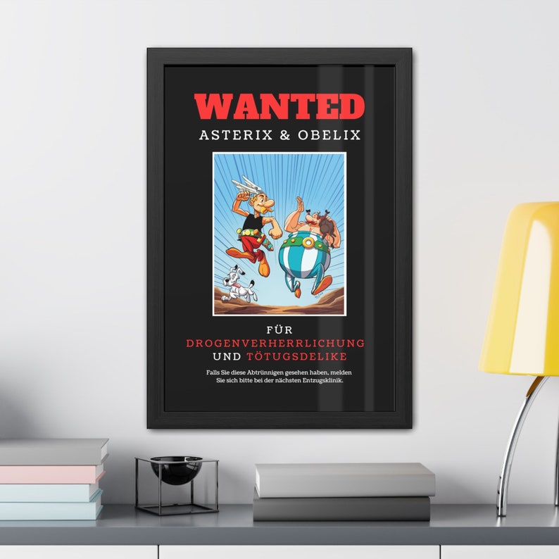 Funny Asterix and Obelix Poster as a Digital Download Funny Wall ...