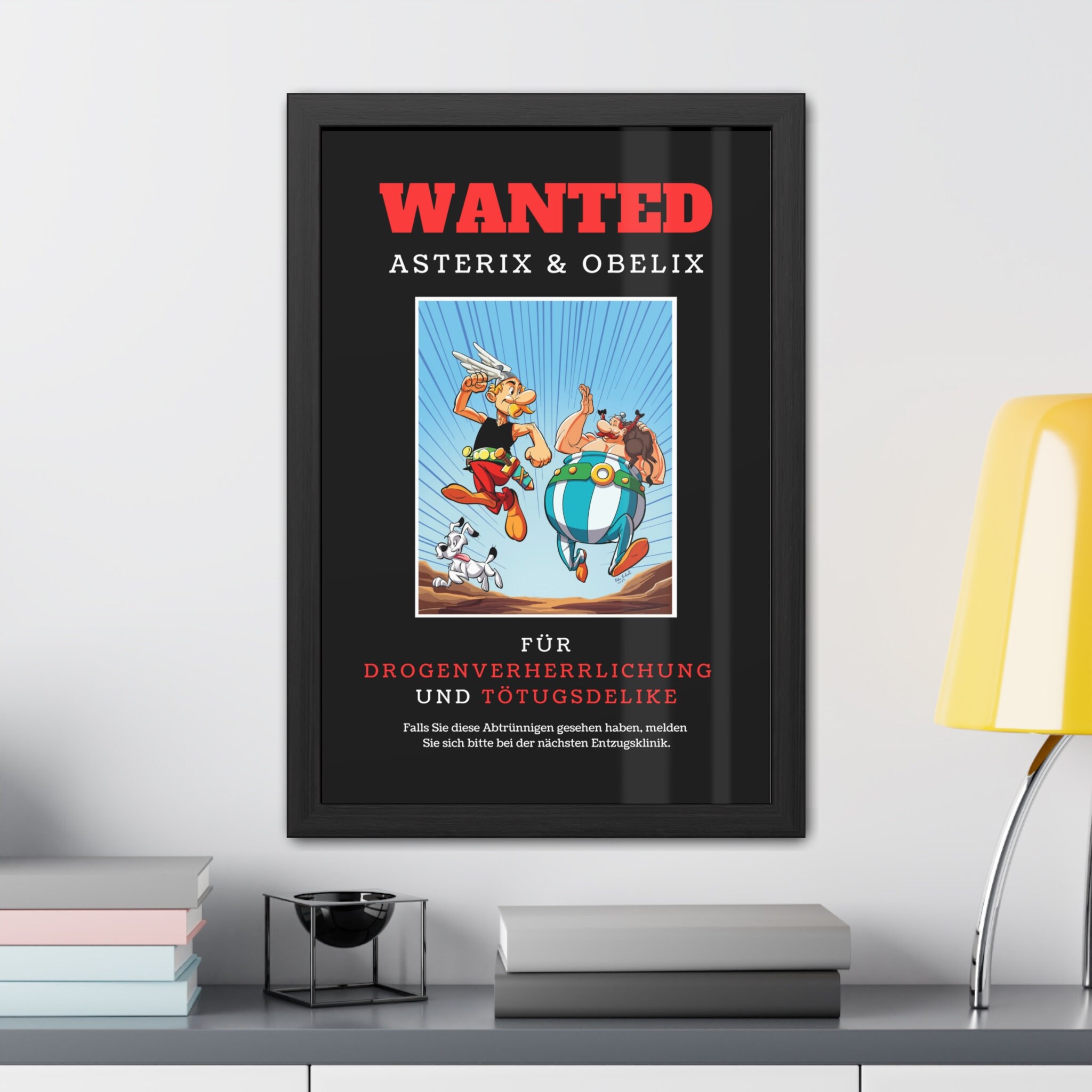 Funny Asterix and Obelix Poster as a Digital Download Funny Wall ...