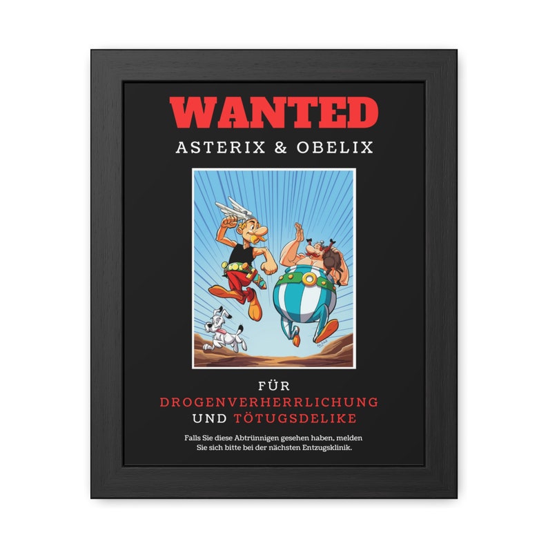 Funny Asterix and Obelix Poster as a Digital Download Funny Wall ...