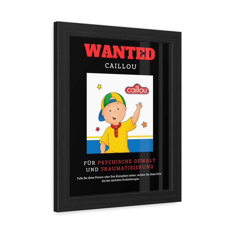 Funny Caillou Poster as a Digital Download Funny Caillou Wall ...