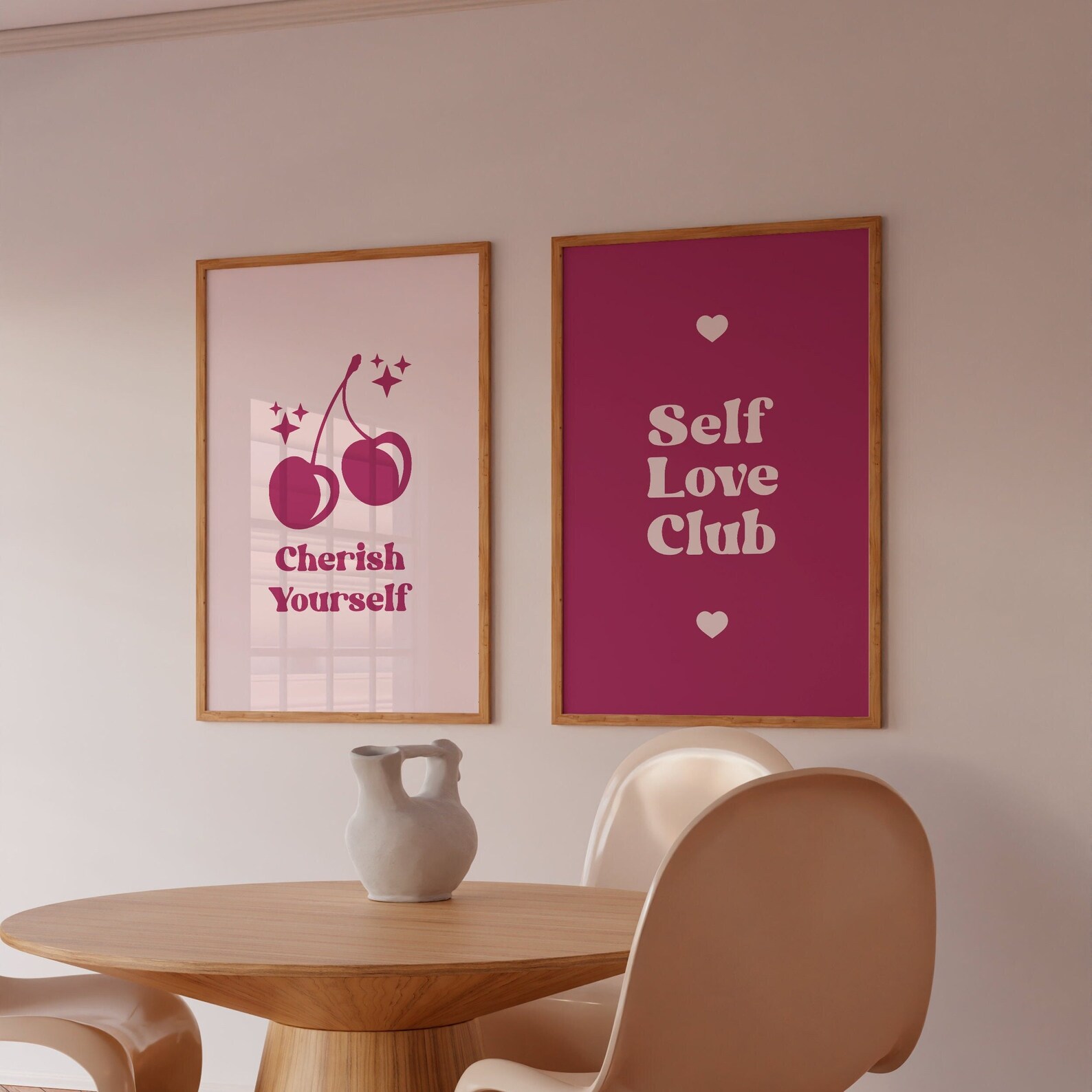 Self Love Poster Affirmation Poster Pink Aesthetic Print - Etsy
