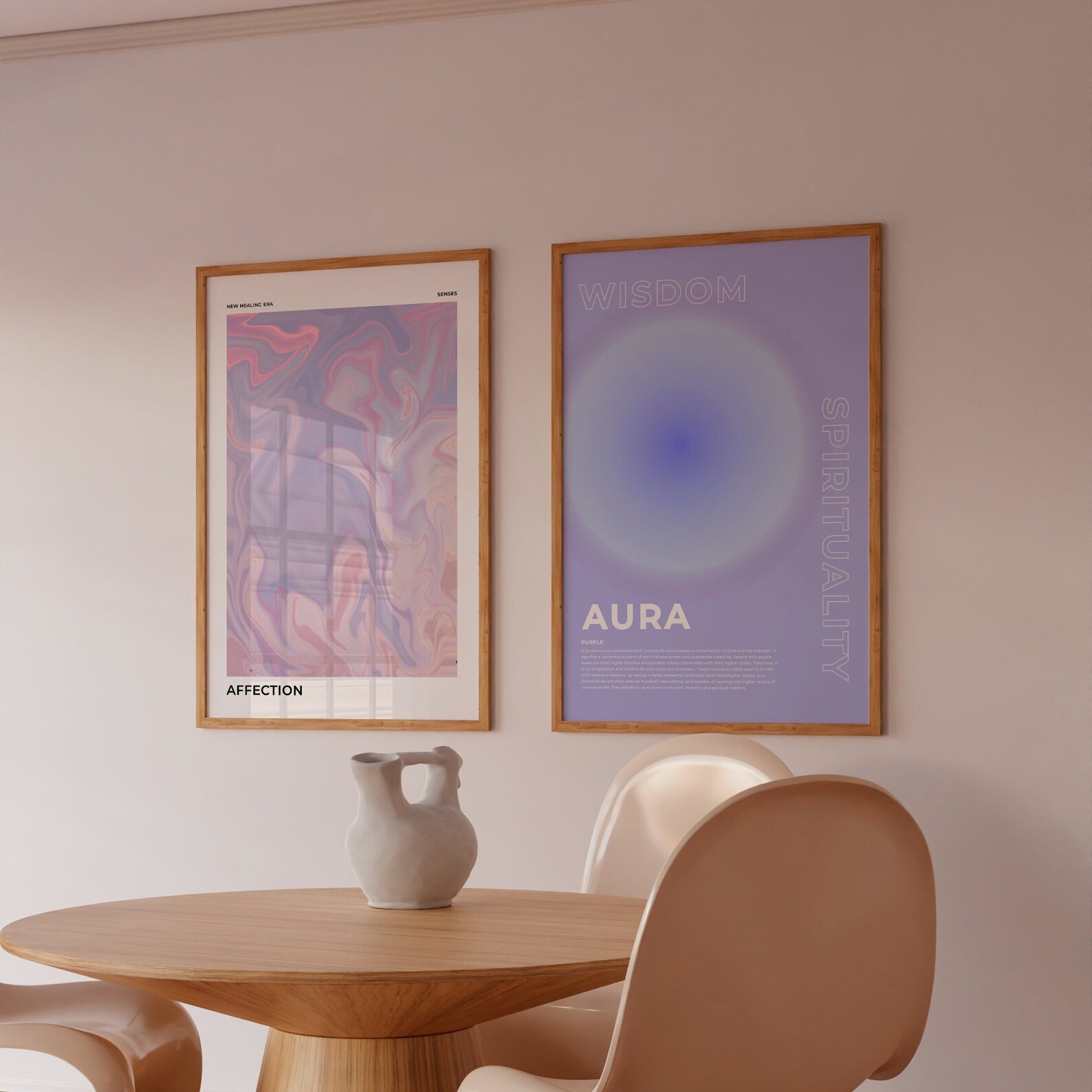 Spiritual Poster Set Affirmative Poster Set Aura Poster Set - Etsy