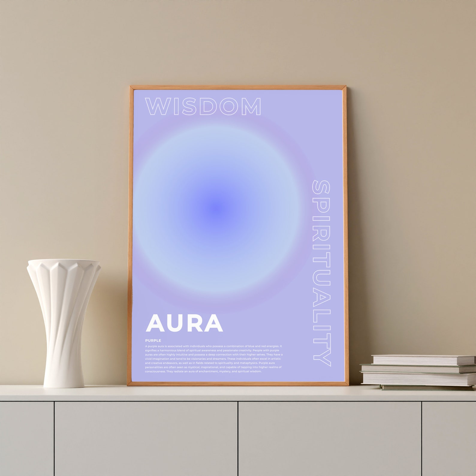 Spiritual Poster Set Affirmative Poster Set Aura Poster Set - Etsy