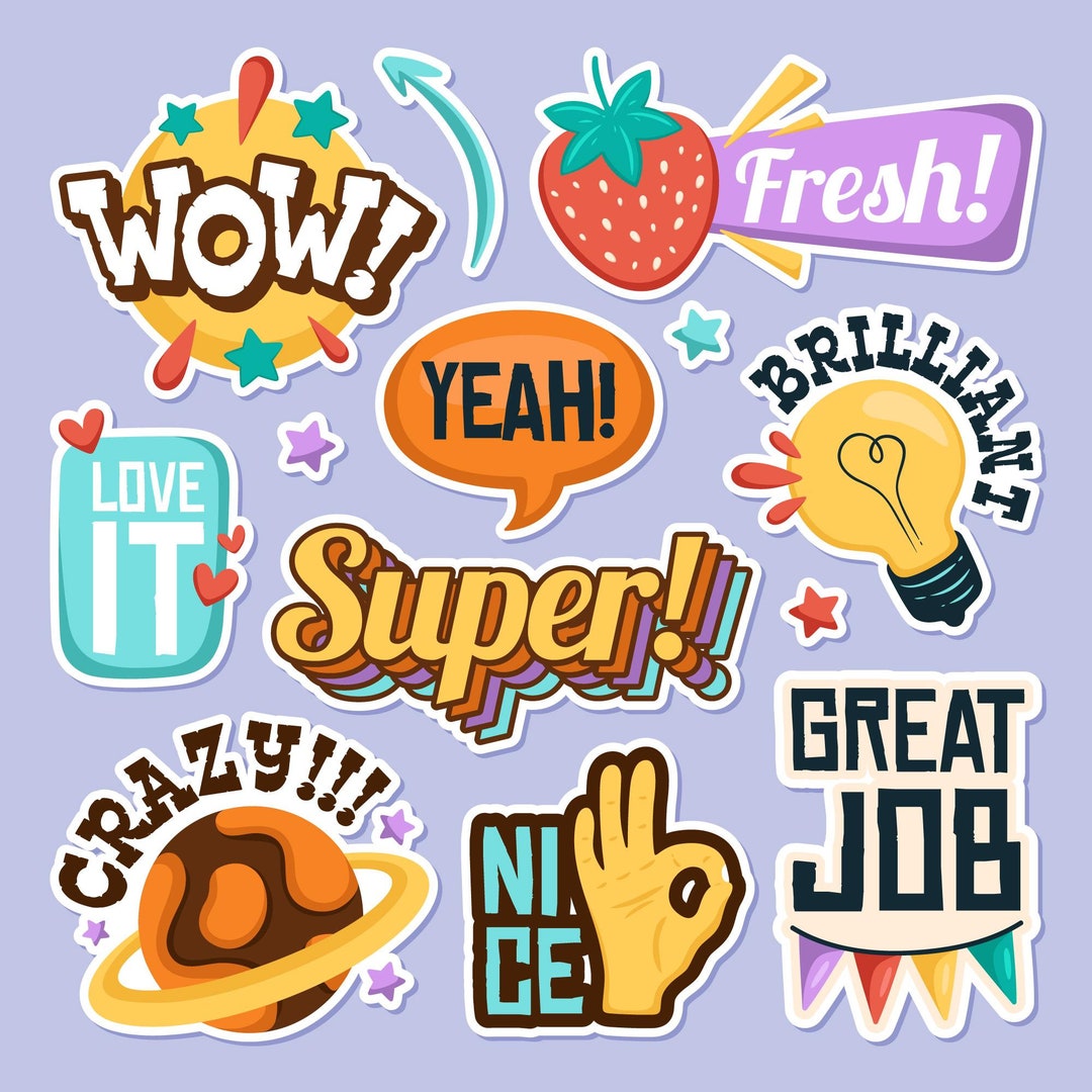 Summer Pack Stickers - Etsy