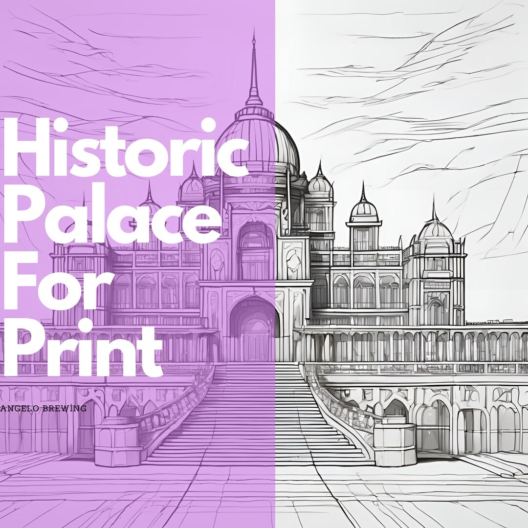 Colorful Castle Coloring Page Set – 4 Unique Designs for All Ages ...