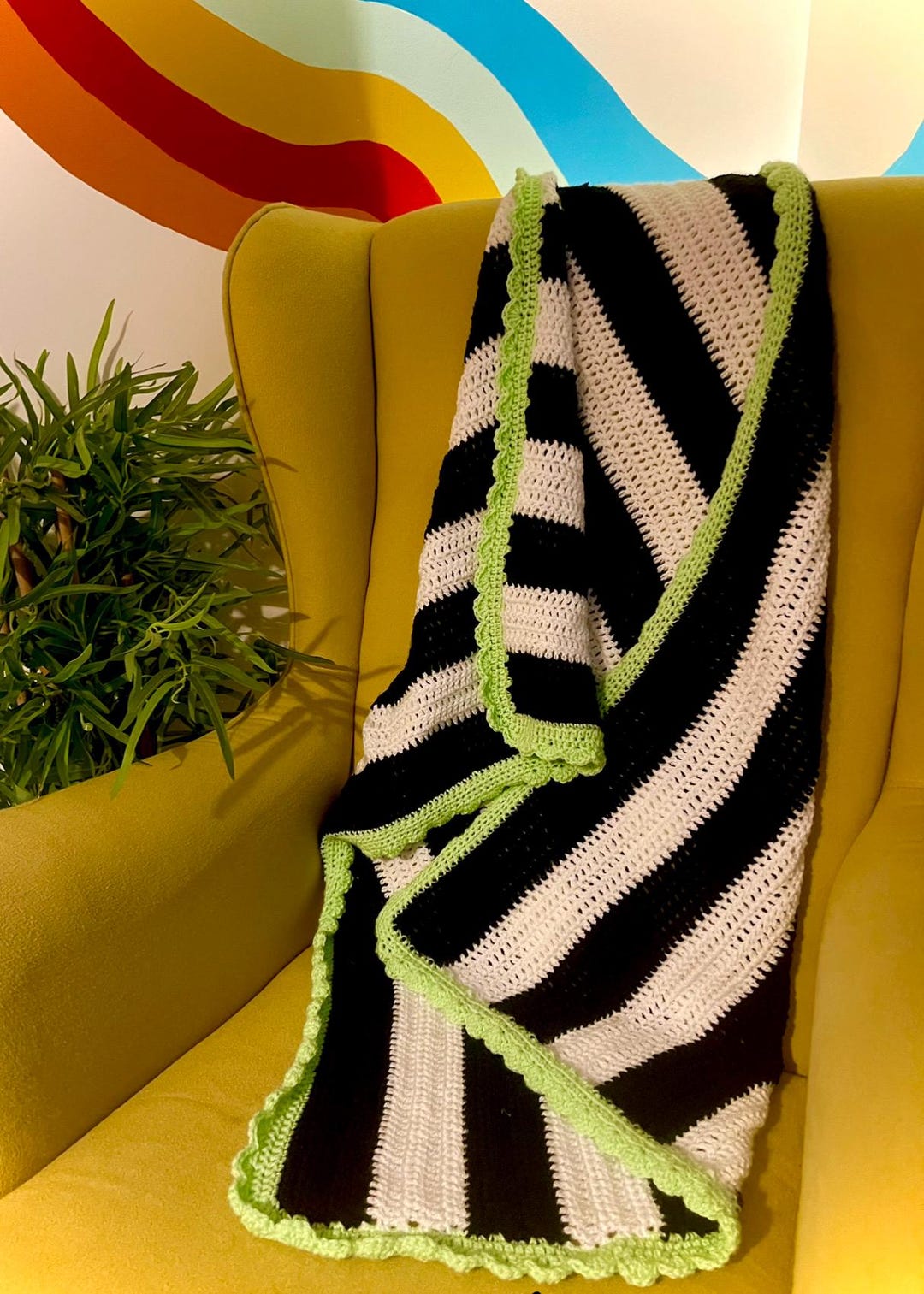 Beetlejuice Inspired Sandworm Baby Blanket - Etsy