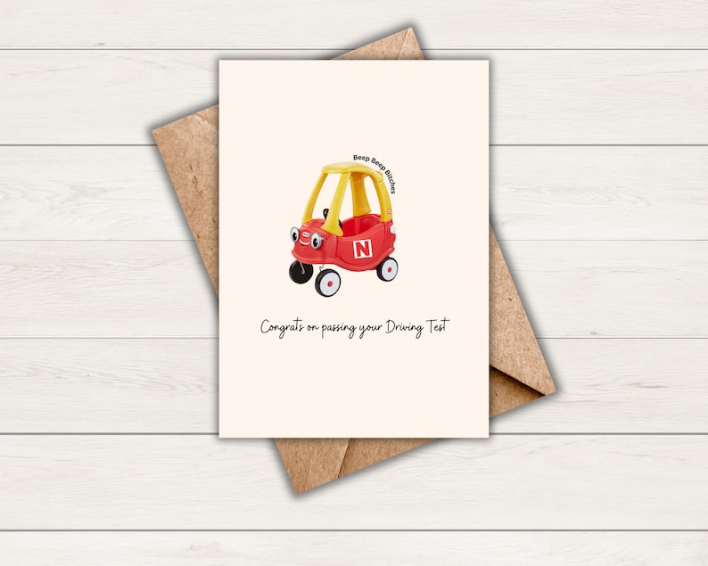 Congrats on Passing Your Driving Test | Greeting Card | Celebration - Etsy