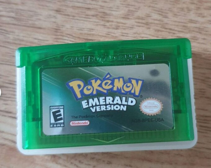 Pokemon Emerald GBA - Etsy