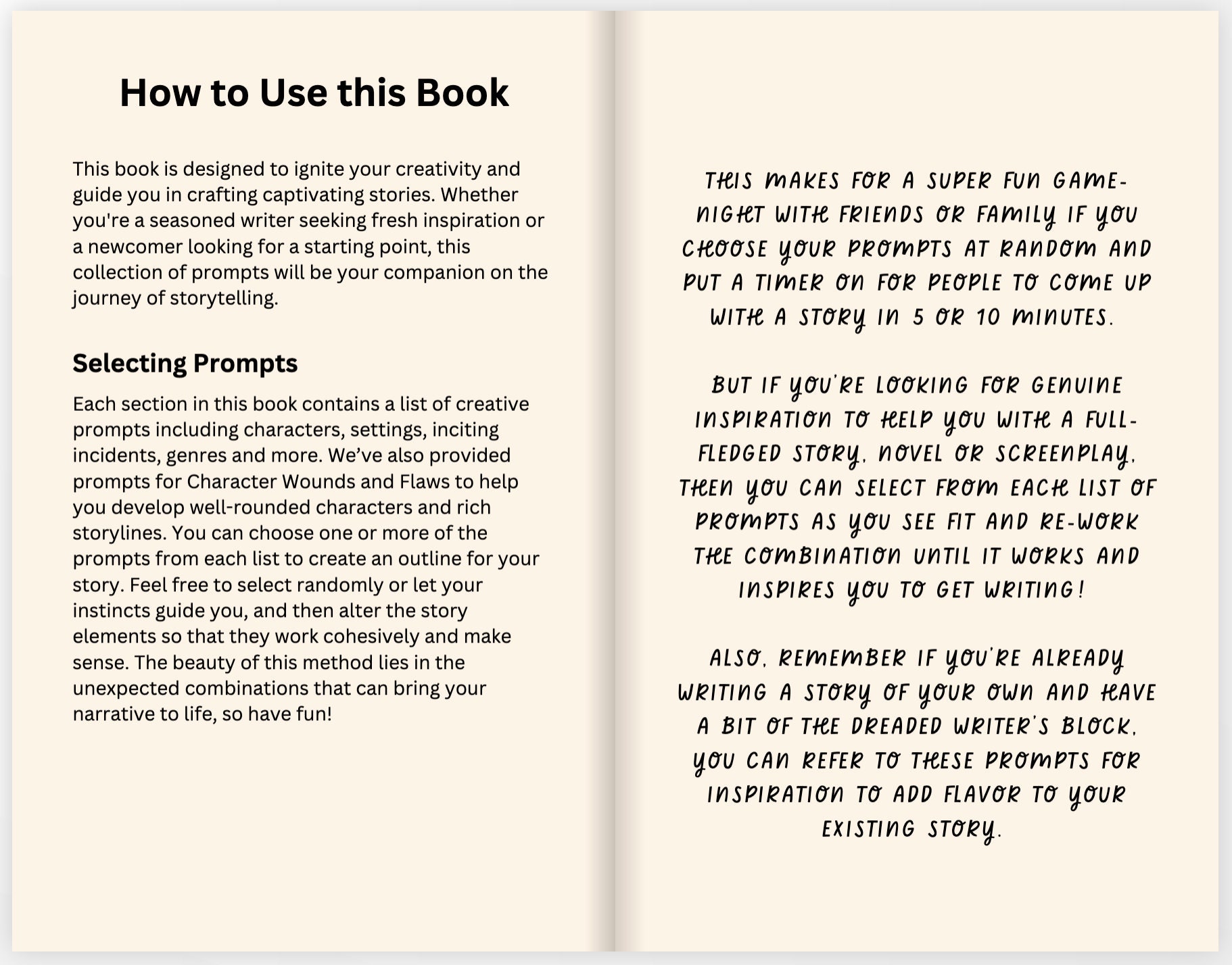 Writing Toolkit, Writing Prompts, Creative Writing Ebook, Story Prompts ...