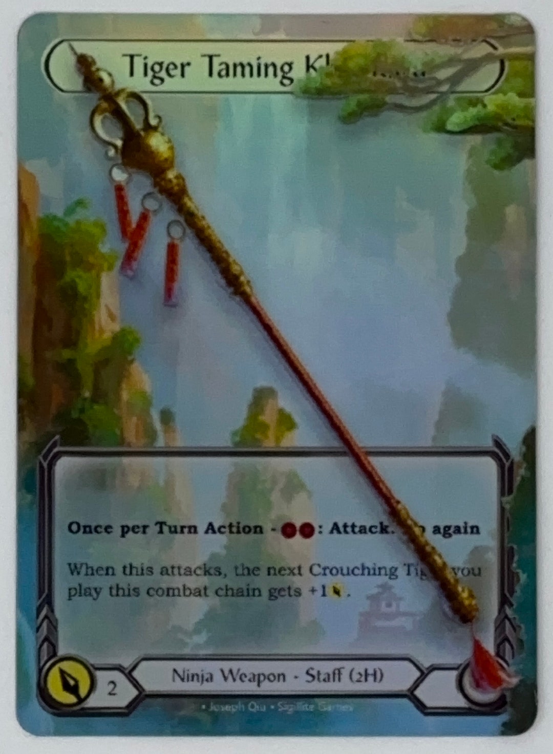 Tiger Taming Khakkara Alter Token Flesh and Blood TCG - Etsy