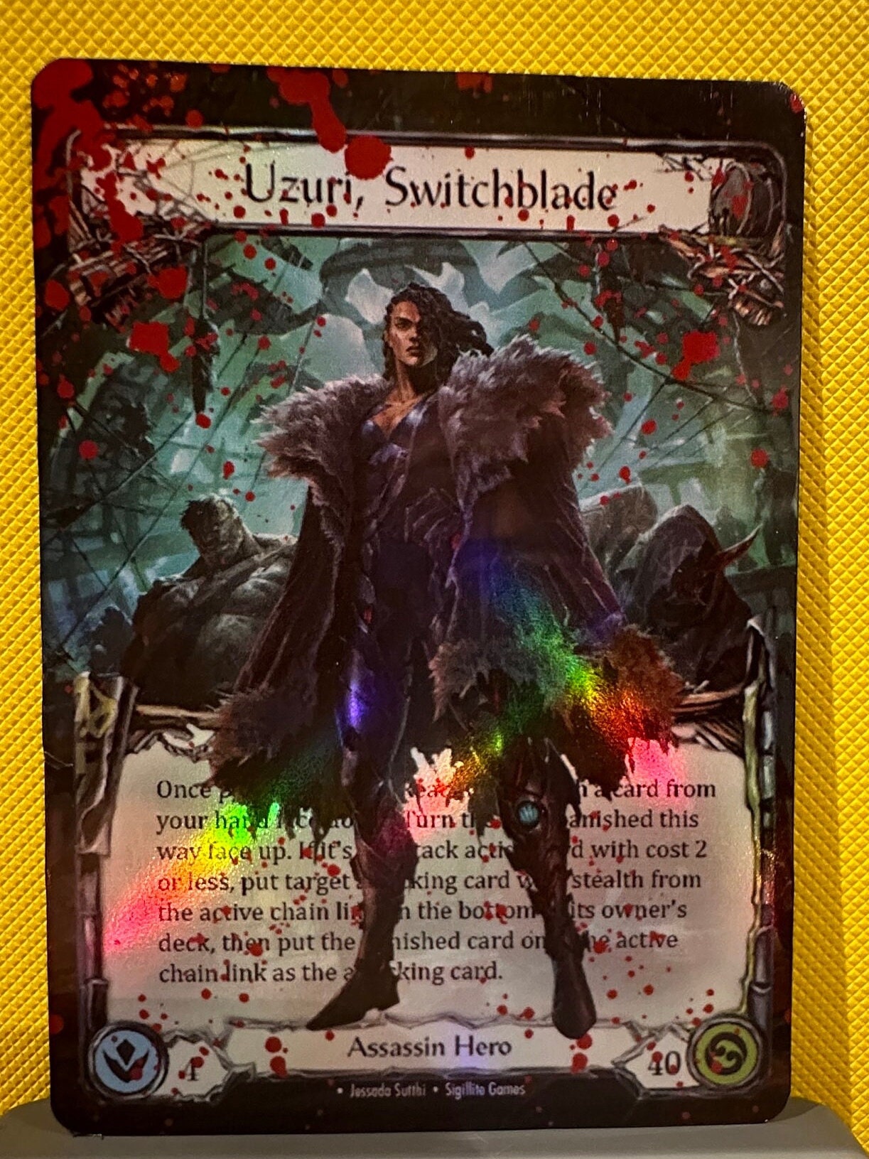 Uzuri Switchblade Alter Token Flesh and Blood TCG - Etsy