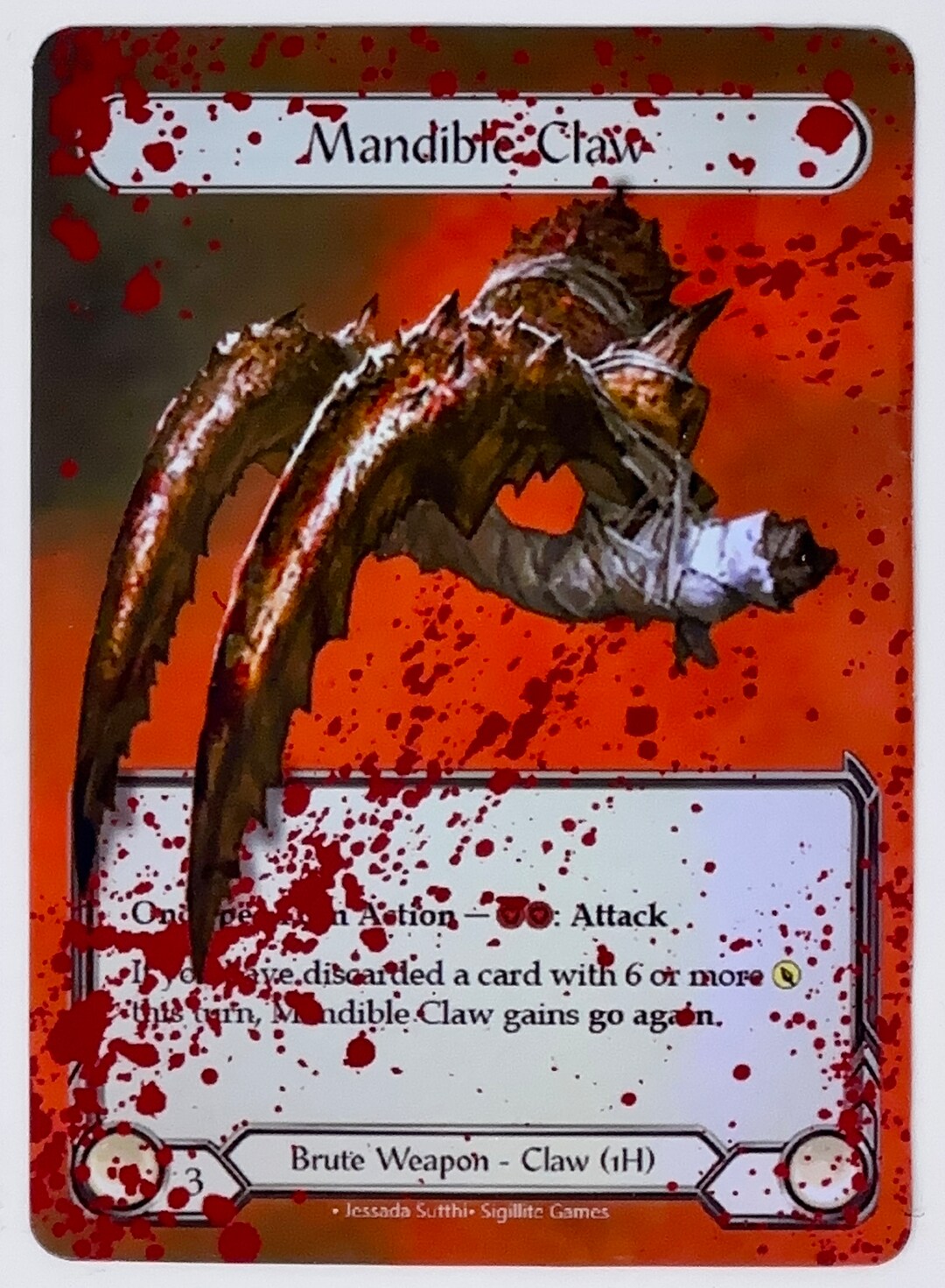 Mandible Claw Alter Token Flesh and Blood TCG - Etsy