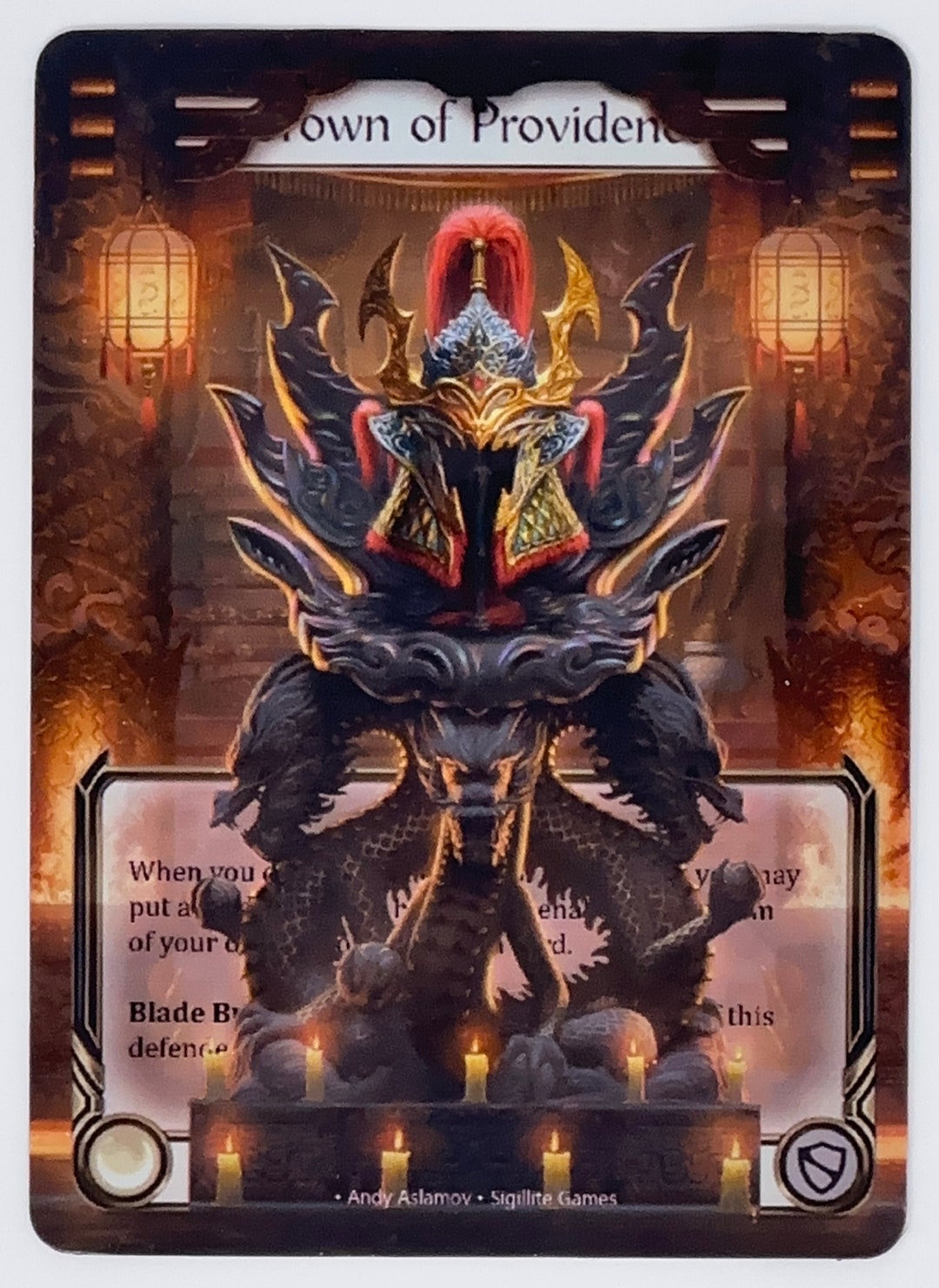 Crown of Providence PROXY Flesh and Blood TCG - Etsy