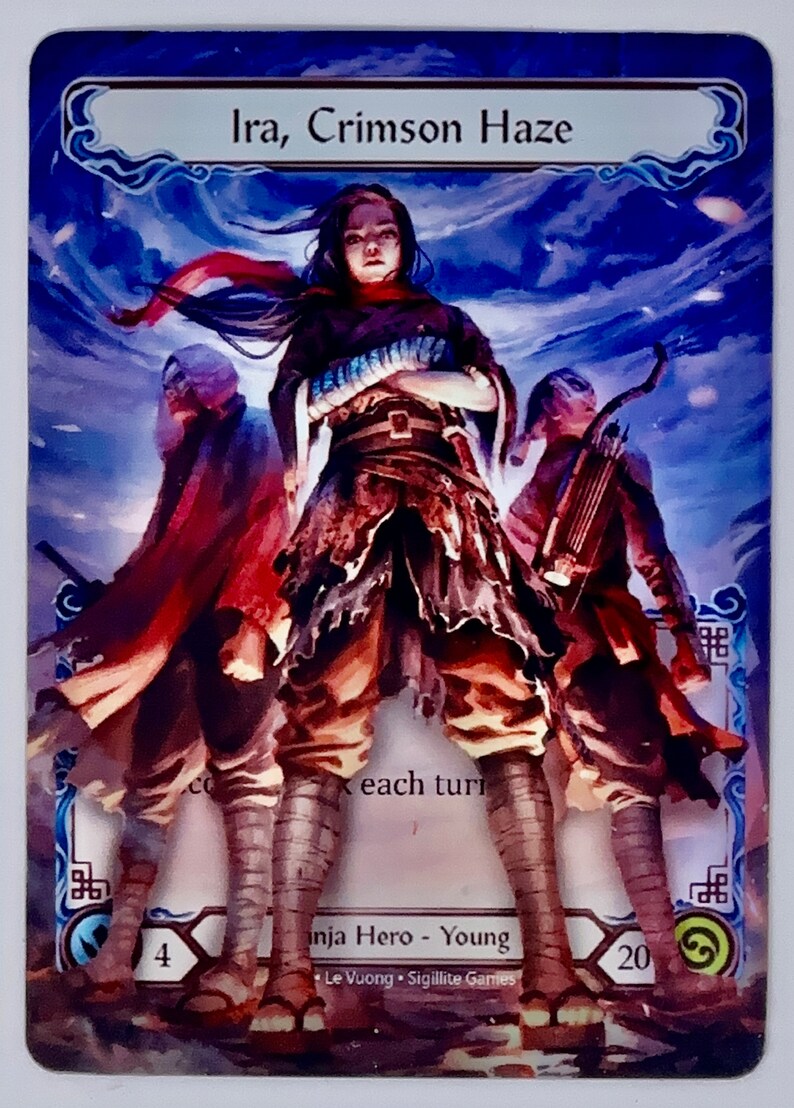 Ira Crimson Haze Alter Token Flesh and Blood TCG - Etsy