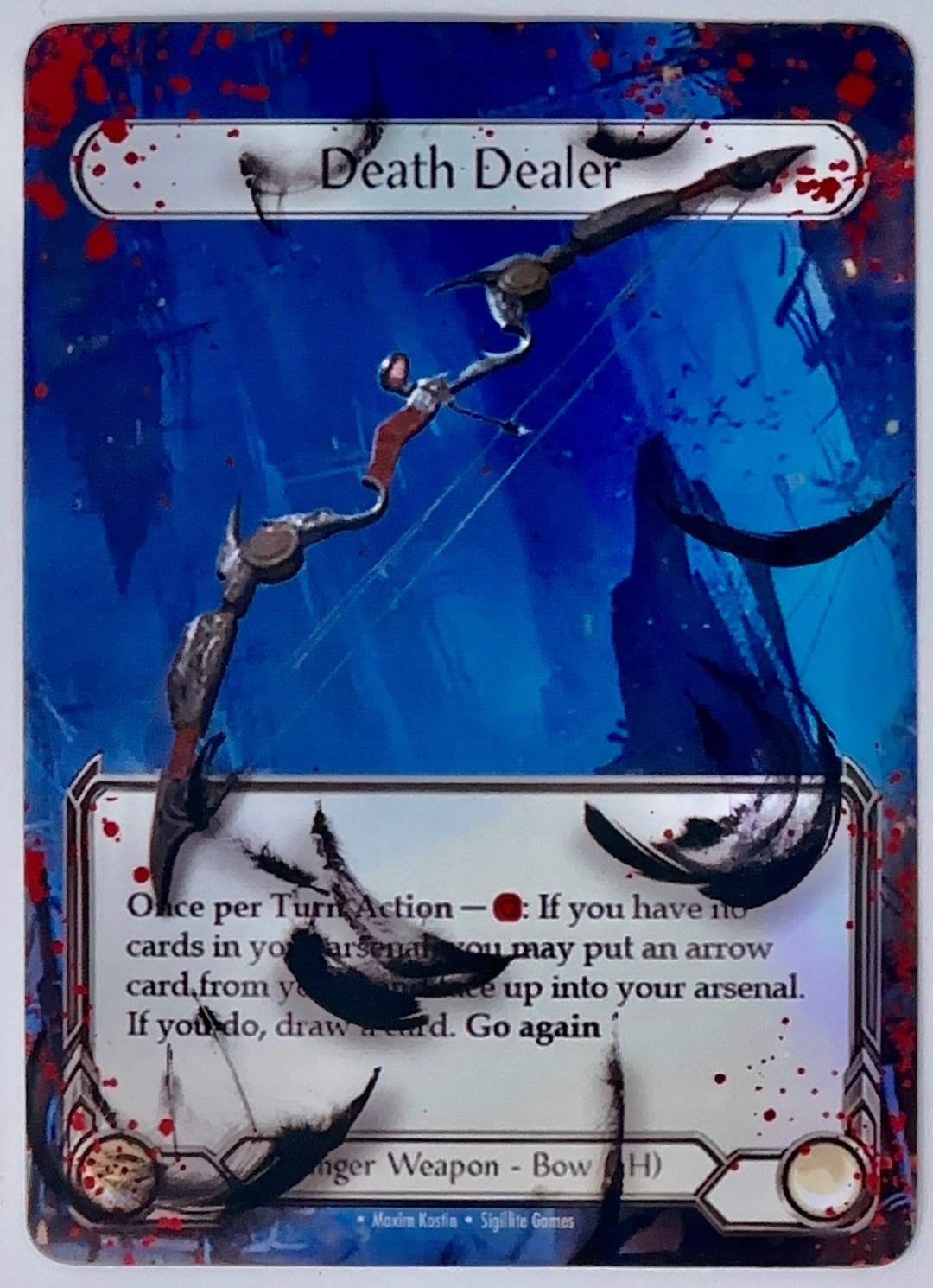 Death Dealer - Alter Token - Flesh and Blood TCG - Etsy