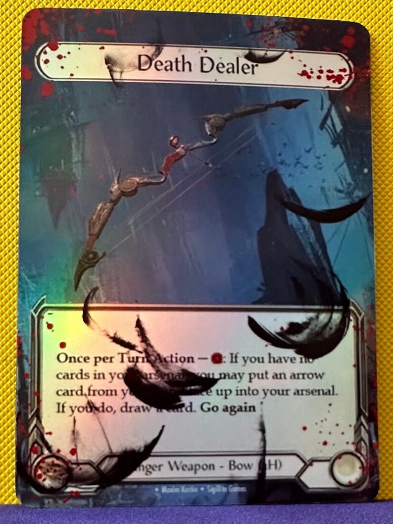 Death Dealer Alter Token Flesh and Blood TCG - Etsy