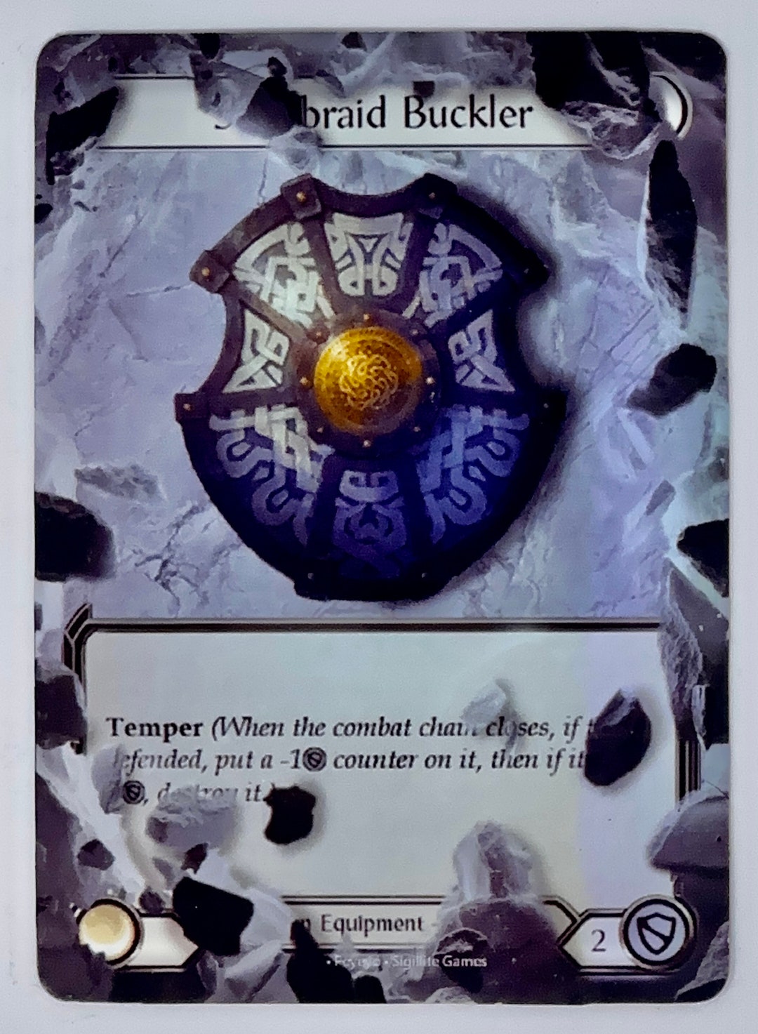 Steelbraid Buckler seismic Variant Alter Token Flesh and - Etsy