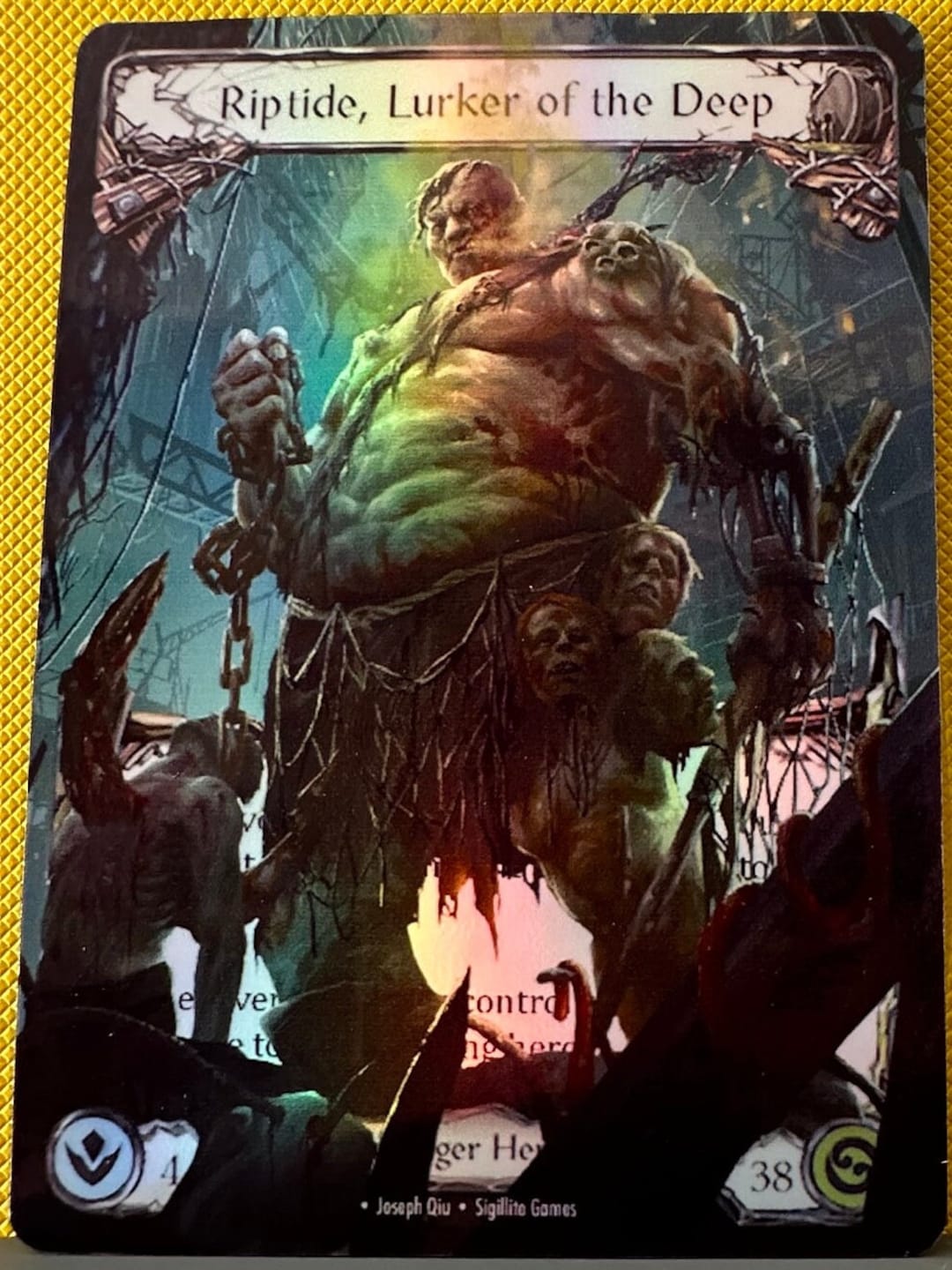 Riptide Lurker of the Deep Alter Token Flesh and Blood - Etsy