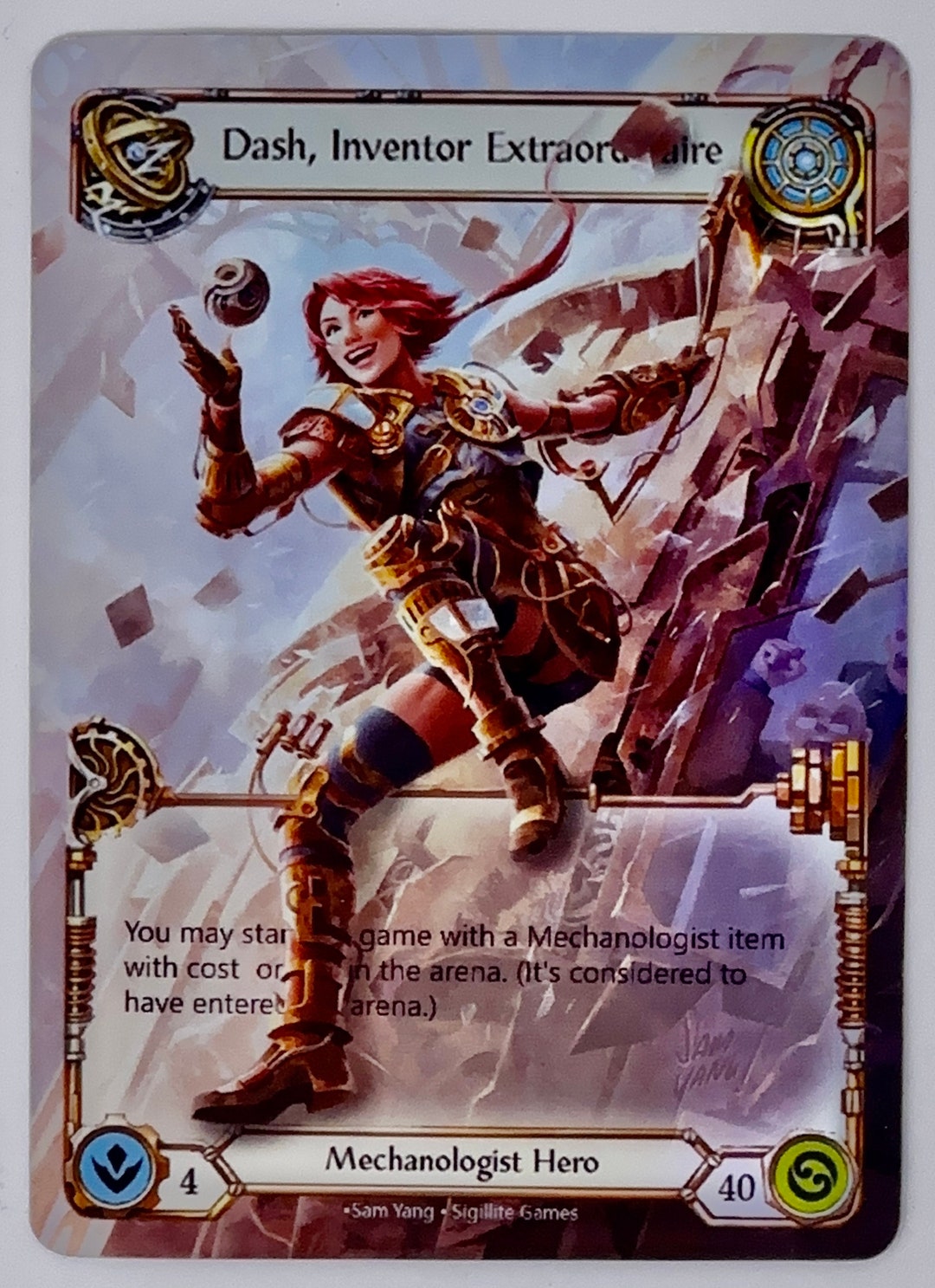 Dash, Inventor Extraordinaire Alter Token Flesh and Blood TCG - Etsy