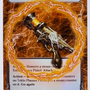 Teklo Plasma Pistol Alter Token Flesh and Blood TCG - Etsy