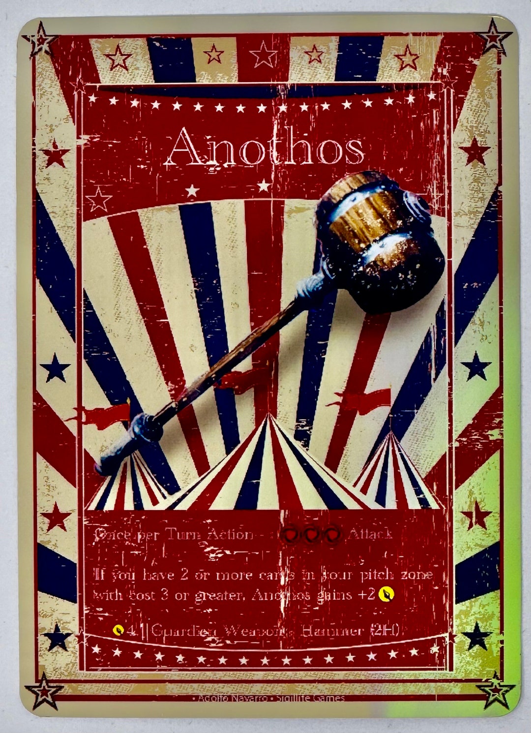 Anothos americana Variant Alter Token Flesh and Blood TCG - Etsy