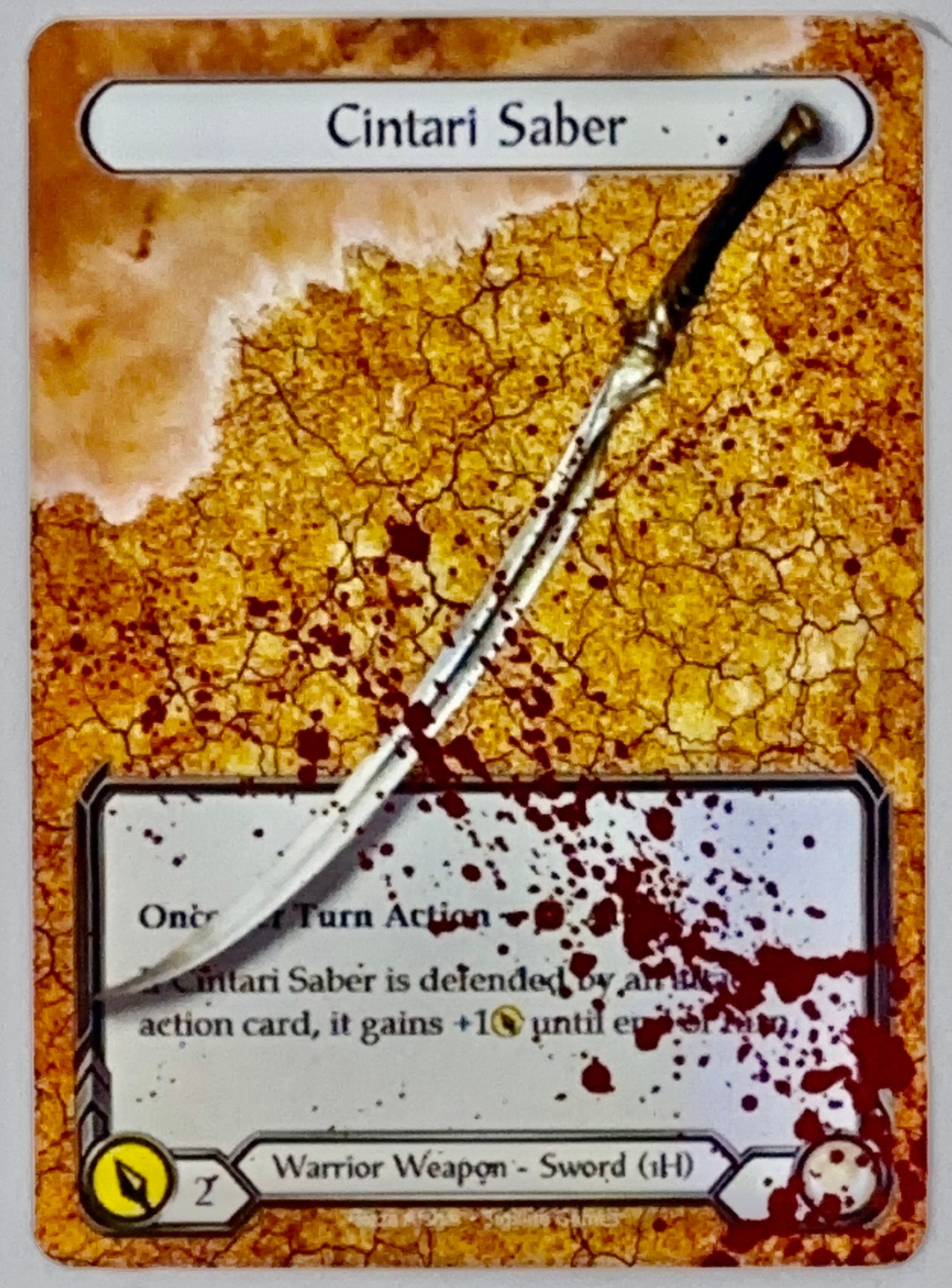 Cintari Saber Alter Token Flesh and Blood TCG - Etsy