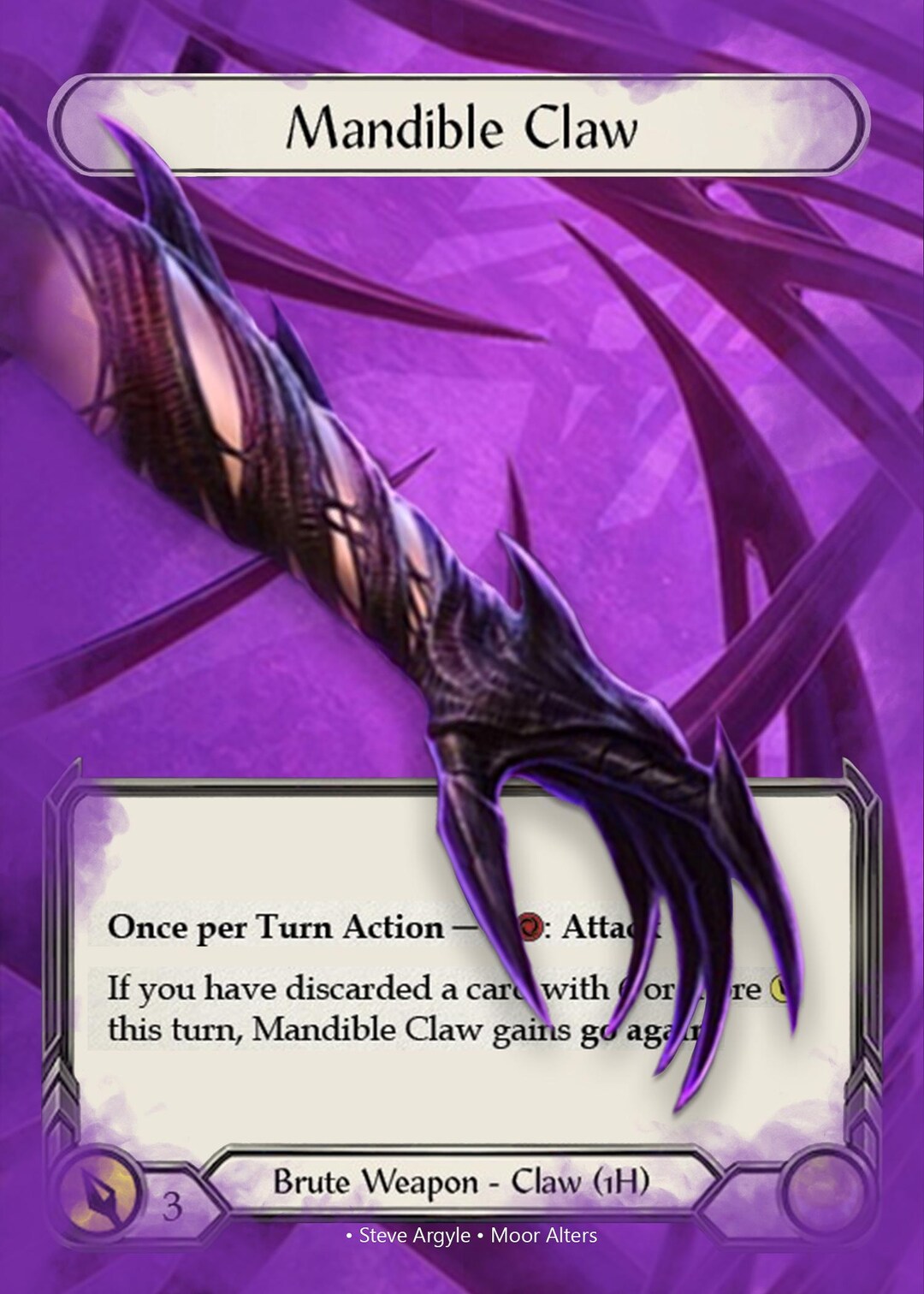 Mandible Claw Reverse (levia Variant) - Alter Token - Flesh and Blood ...