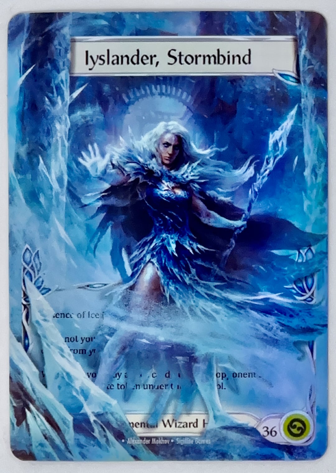 Iyslander, Stormbind Alter Token Flesh and Blood TCG - Etsy UK