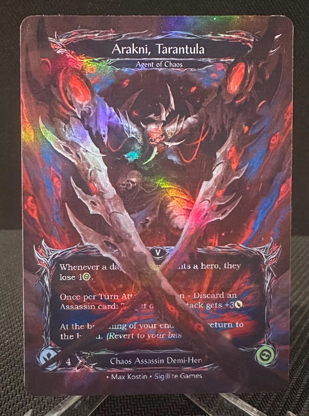 Arakni, Tarantula - Alter Token - Flesh and Blood TCG - Etsy