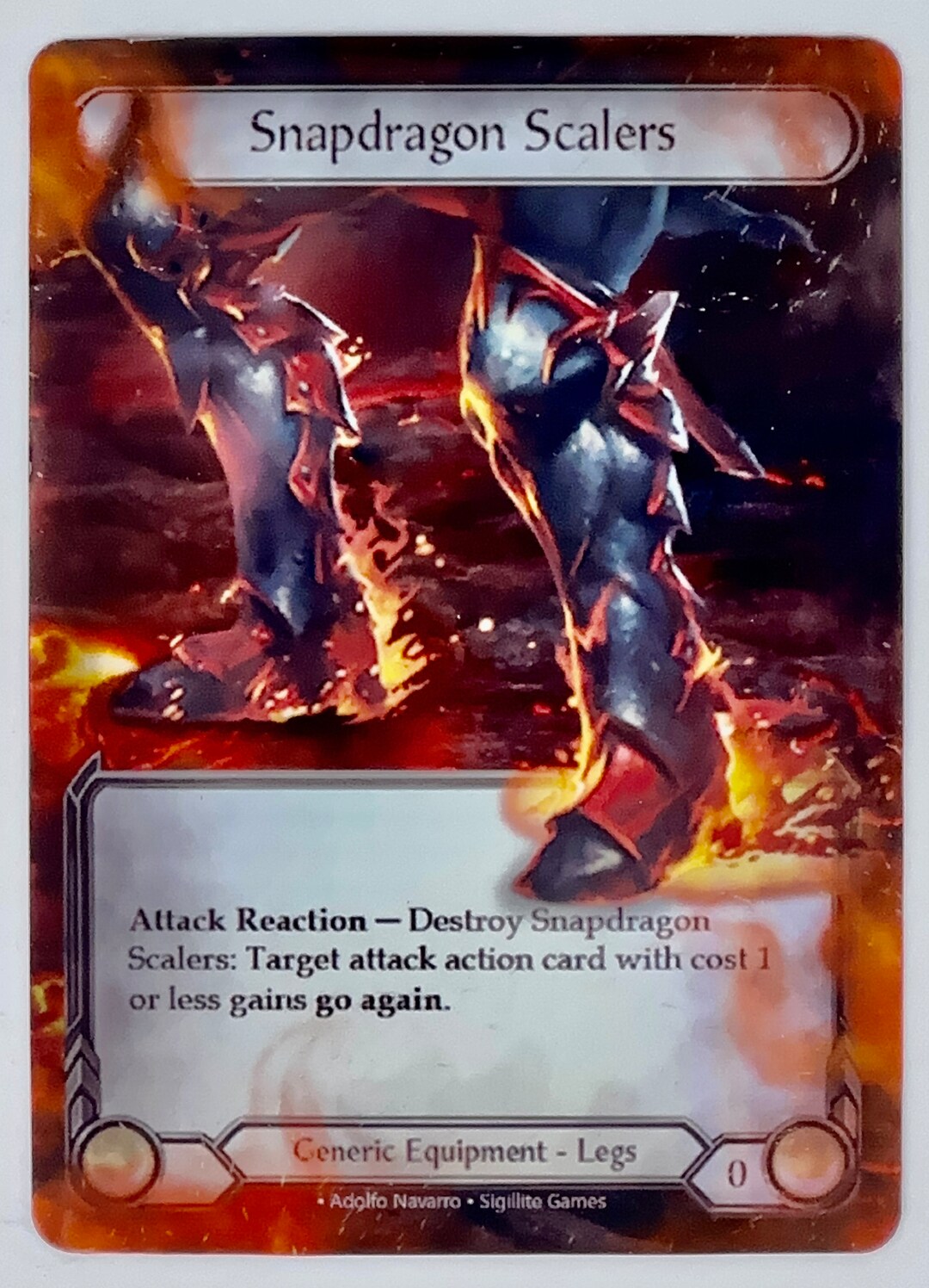 Snapdragon Scalers Alter Token Flesh and Blood TCG - Etsy