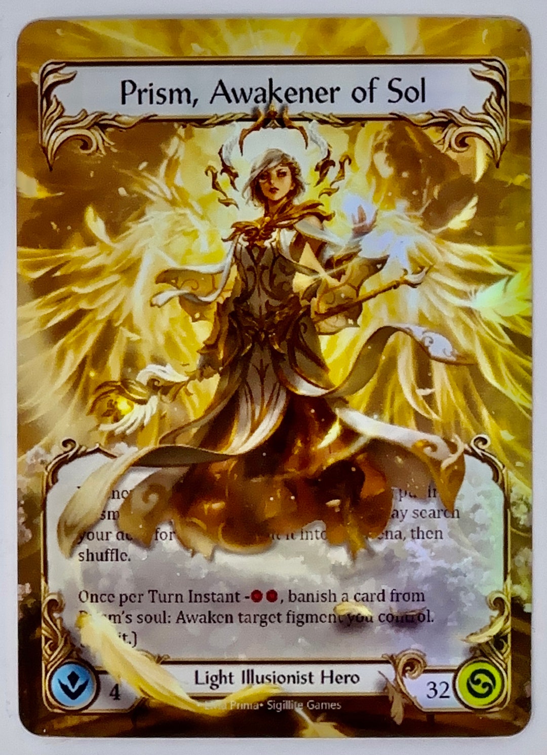 Prism, Awakener of Sol Alter Token Flesh and Blood TCG - Etsy
