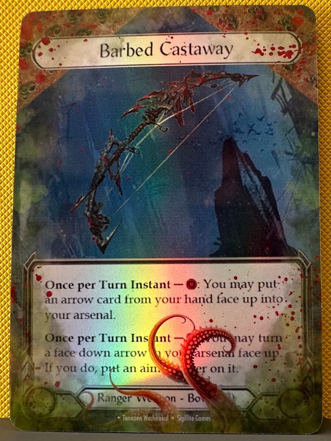 Barbed Castaway Alter Token Flesh and Blood TCG - Etsy