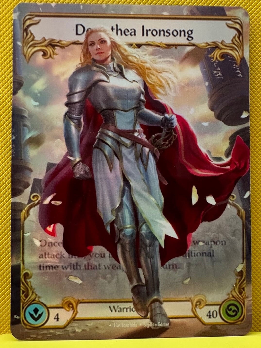 Dorinthea Ironsong Alter Token Flesh and Blood TCG - Etsy