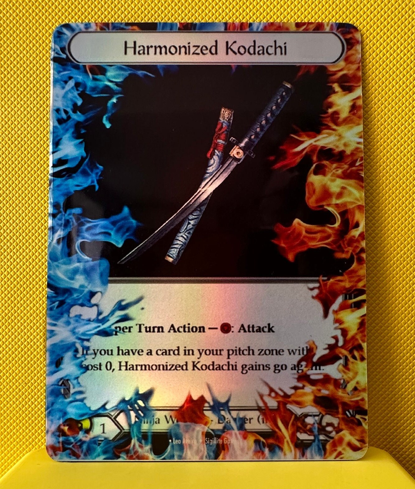 Harmonized Kodachi Alter Token Flesh and Blood TCG - Etsy