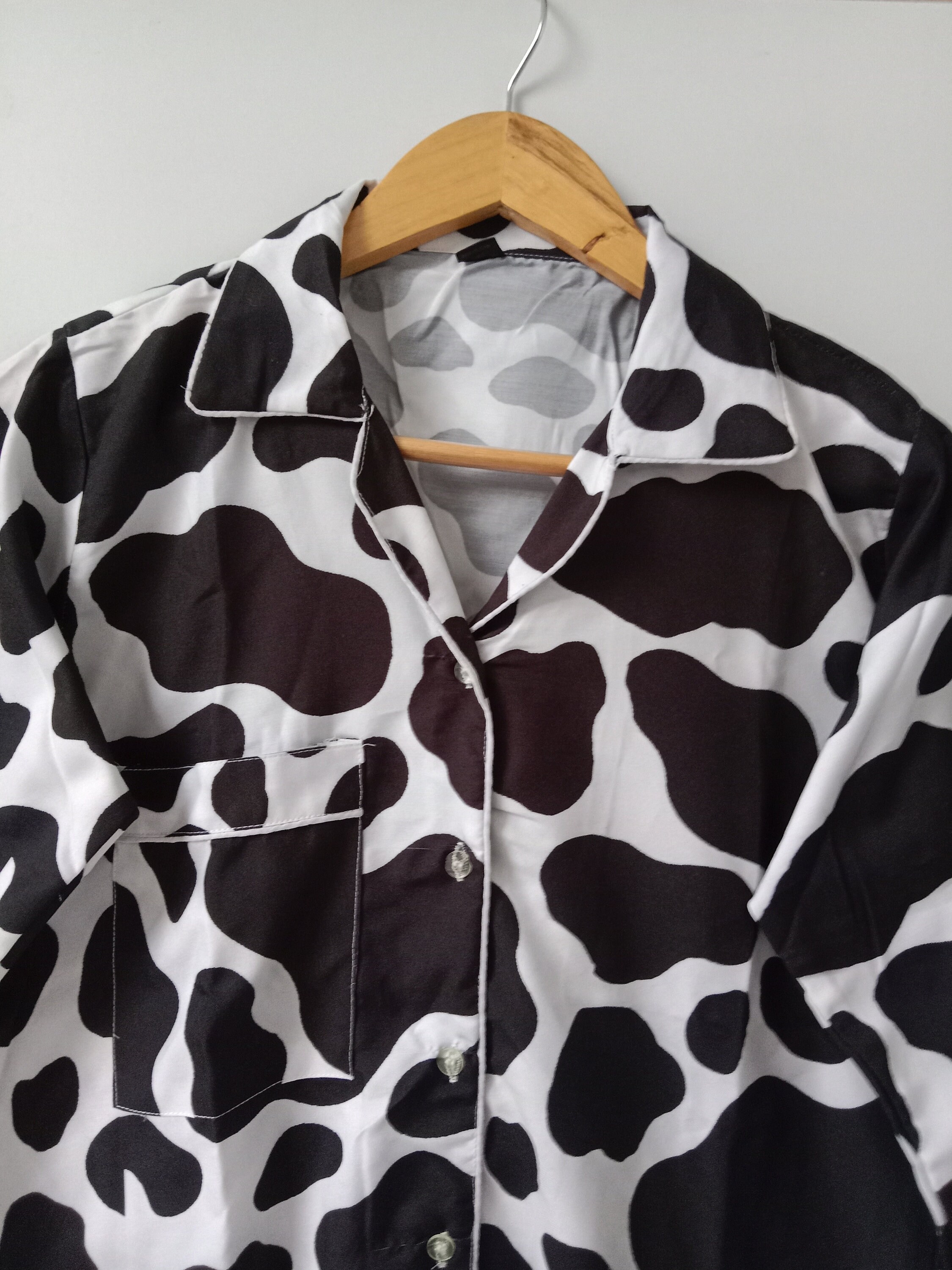 Cow Print Pjs, Handmade Pjs, Nightwear, Sleepwear, Morning Walk, Pjs ...