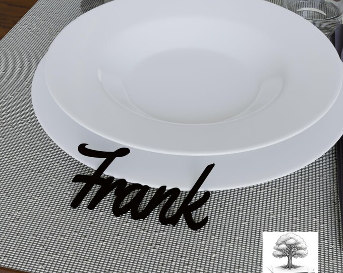 MDF Laser Cut Names | Wedding Place Names | Table Decoration | MDF ...