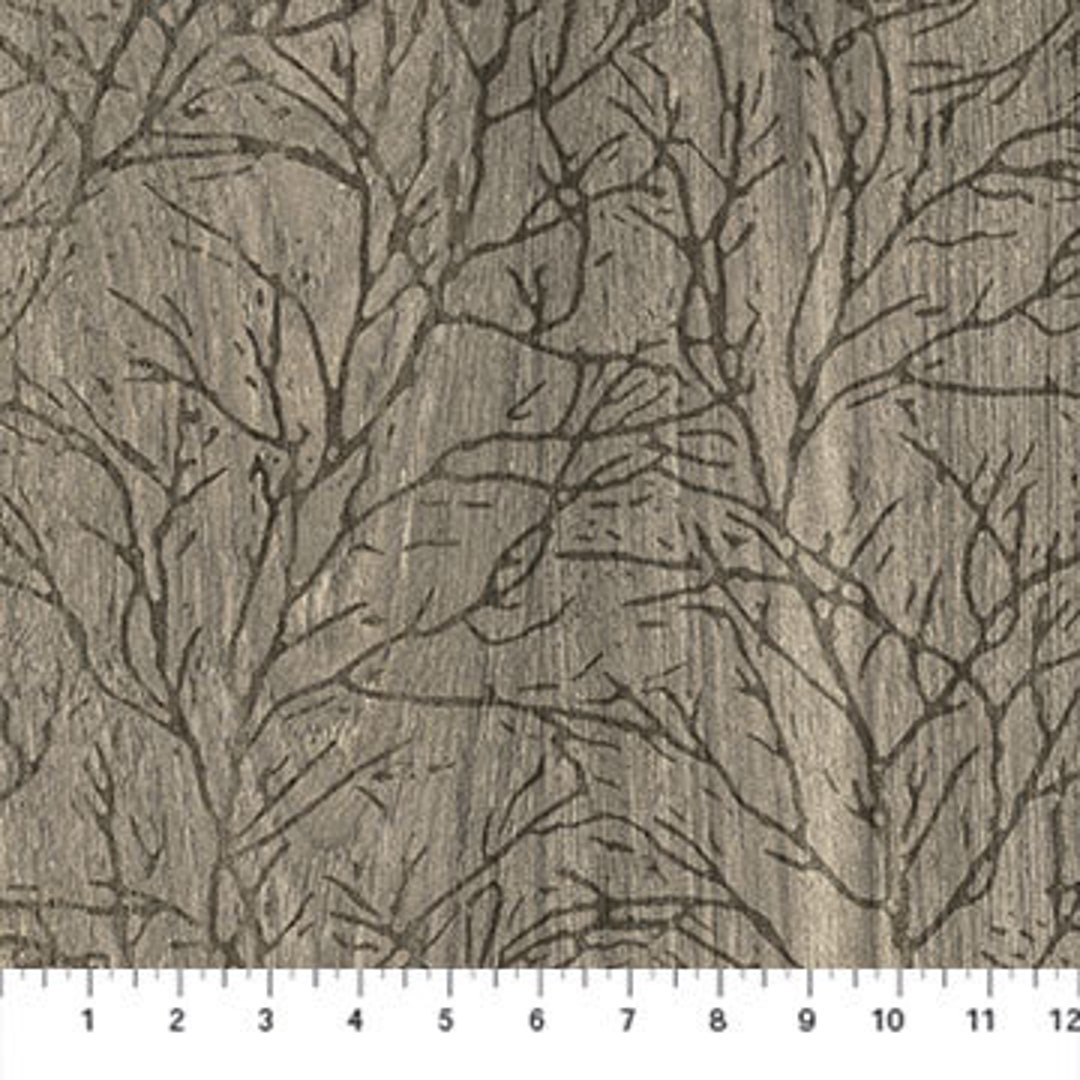 Northcott 39348-96 Slate Tree Branches Elements - Etsy