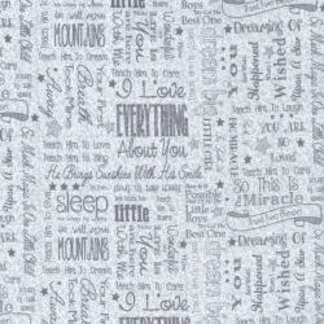 RJR 2636-001 Gray Words TOT First Words - Etsy